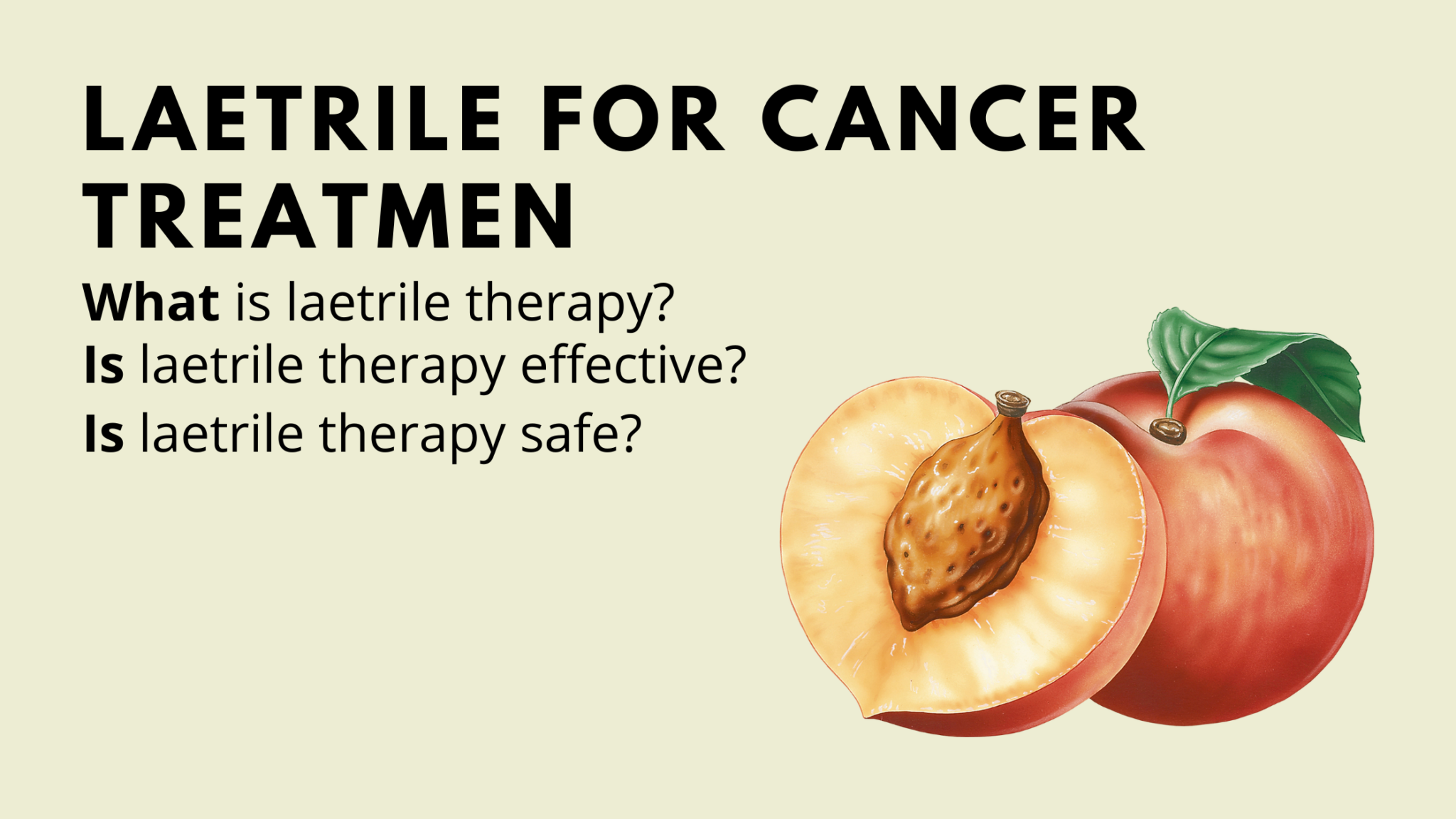 Laetrile for cancer treatment - Best Cancer Treatment Mexico